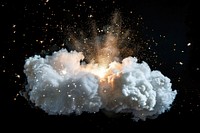 Explosive cloud with sparkling stars | Free Photo - rawpixel