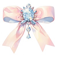 Elegant gemstone bow illustration | Premium Photo Illustration - rawpixel