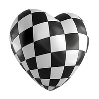 Checkered heart pattern design | Free Photo Illustration - rawpixel