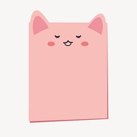 Cute cat sticky notes illustration | Free Photo Illustration - rawpixel