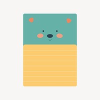Cute bear sticky notes illustration | Free Photo Illustration - rawpixel