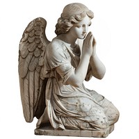 Kneeling angel statue praying | Free Photo - rawpixel
