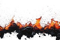 Lava splash border line eruption | Free Photo - rawpixel