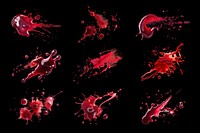 Blood splatter design element set | Free Photo - rawpixel