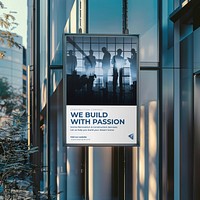 Modern construction company advertisement sign | Free Photo - rawpixel