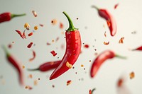 Chilli floating peppers food. | Free Photo - rawpixel
