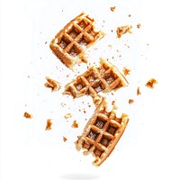 Exploding waffle waffles background breaking. | Free Photo - rawpixel