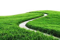 Serene winding path through grass | Free Photo - rawpixel