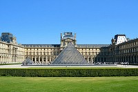 Louvre museum landmark architecture building. | Free Photo - rawpixel