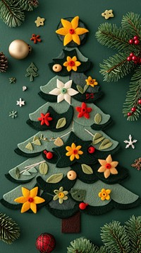 Wallpaper felt christmas art celebration | Free Photo - rawpixel