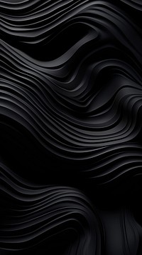 Wave texture abstract wallpaper black | Premium Photo Illustration ...