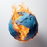 Photography Burning blue earth fire | Free Photo - rawpixel