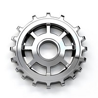 Digital technology gear Chrome material | Premium Photo Illustration ...