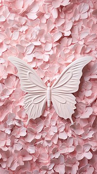 Pink butterfly bas relief pattern | Premium Photo - rawpixel