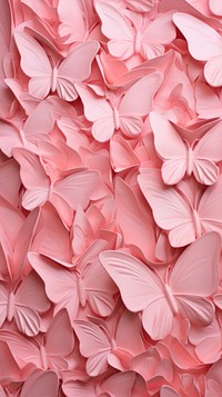 Pink butterfly bas relief pattern | Free Photo - rawpixel