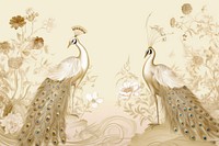 Toile wallpaper peacock drawing animal | Premium Photo Illustration ...