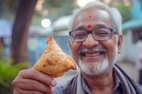 Indian uncle eating food glasses | Free Photo - rawpixel