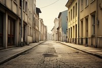 Historical street architecture cobblestone cityscape. | Premium Photo ...