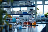 Laboratory room biochemistry container education. | Premium Photo ...