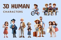 3D human character design element | Free Photo - rawpixel