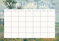 Monthly schedule planner template design | Premium Photo - rawpixel