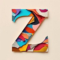 Alphabet Z art shape paper. | Premium Photo Illustration - rawpixel