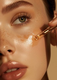 Woman applying facial serum drops | Premium Photo - rawpixel