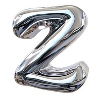 Alphabet Z letter silver curve | Free Photo Illustration - rawpixel