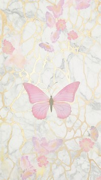 Butterfly pattern marble wallpaper backgrounds | Premium Photo ...