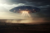 Aliens UFO landing outdoors nature | Premium Photo - rawpixel