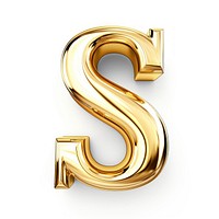 Letter S number font gold | Free Photo Illustration - rawpixel