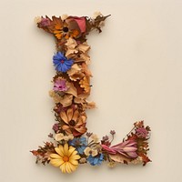 Alphabet L font flower art | Premium Photo - rawpixel