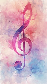 Note music watercolor wallpaper abstract | Free Photo Illustration ...