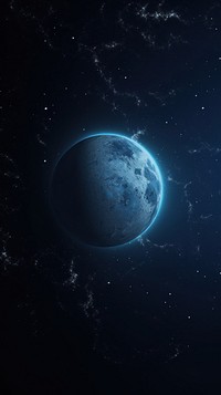 Blue wallpaper moon astronomy universe. | Premium Photo - rawpixel