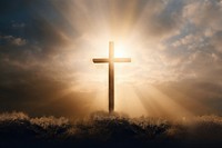 Christian cross sunlight outdoors nature. | Premium Photo - rawpixel