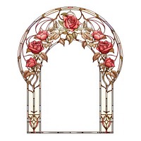 Arch decorative rose architecture art | Premium Photo Illustration ...