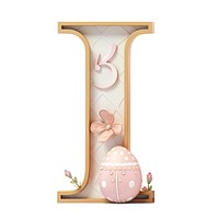 Easter letter I egg white | Premium Photo Illustration - rawpixel