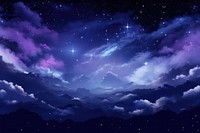 Neon night sky backgrounds astronomy | Premium Photo Illustration ...