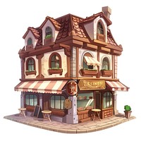 Cartoon Bakery architecture building house. | Free Photo Illustration ...