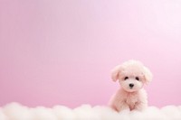 Poodle gradient background mammal animal | Premium Photo Illustration ...