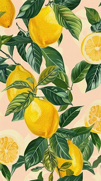 Wallpaper Lemon lemon backgrounds fruit. | Premium Photo Illustration ...