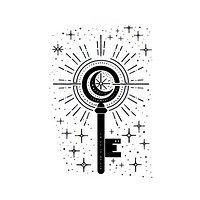 Surreal aesthetic key logo diagram | Free Photo Illustration - rawpixel