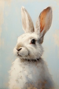 Rabbit rabbit animal mammal. | Free Photo Illustration - rawpixel