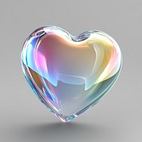 Glass heart icon transparent rainbow | Free Photo Illustration - rawpixel