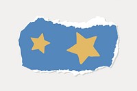 Torn paper stars illustration element | Free Photo Illustration - rawpixel