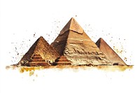 Pyramid landmarks pyramids architecture. | Free Photo Illustration ...
