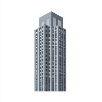 Grey skyscraper architecture illustration building. | Free Photo ...