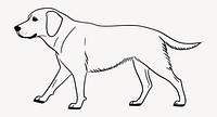 Labrador retriever dog drawing art | Free Vector - rawpixel