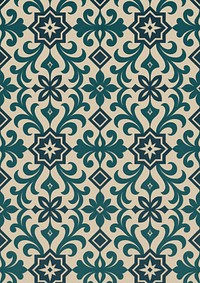 Elegant floral geometric pattern | Free Photo Illustration - rawpixel