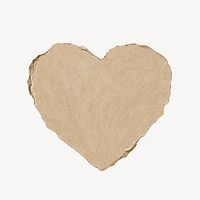 Heart ripped paper collage element, | Premium Vector - rawpixel